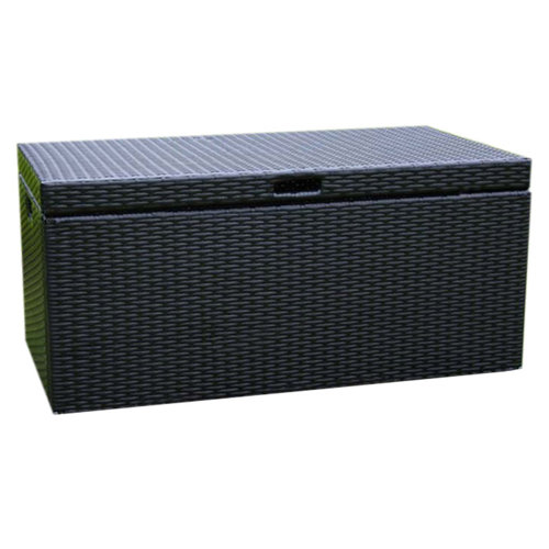 Jeco Inc. 70 Gallons Gallon Water Resistant Wicker Deck Box & Reviews ... Jeco Inc. 70 Gallons Gallon Water Resistant Wicker Deck Box & Reviews ...